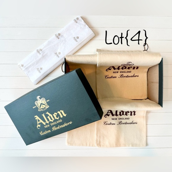 Alden | Accessories | Rare Alden New England Shoe Box Shoe Covers ...